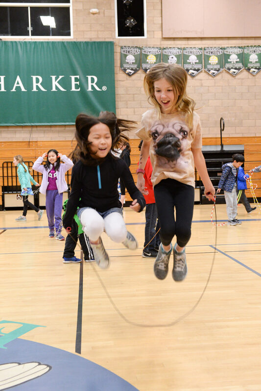 Harker News - The Harker School | Annual Jump Rope for Heart fundraiser ...